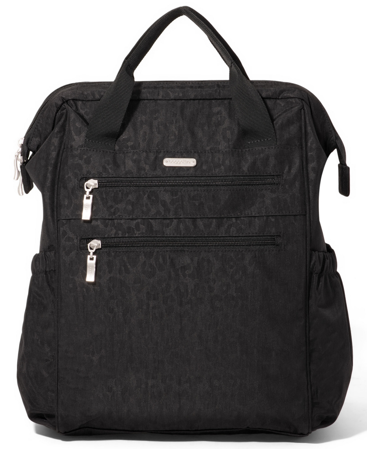Click here for Baggallini Small Size City Scape Backpack - Black... prices