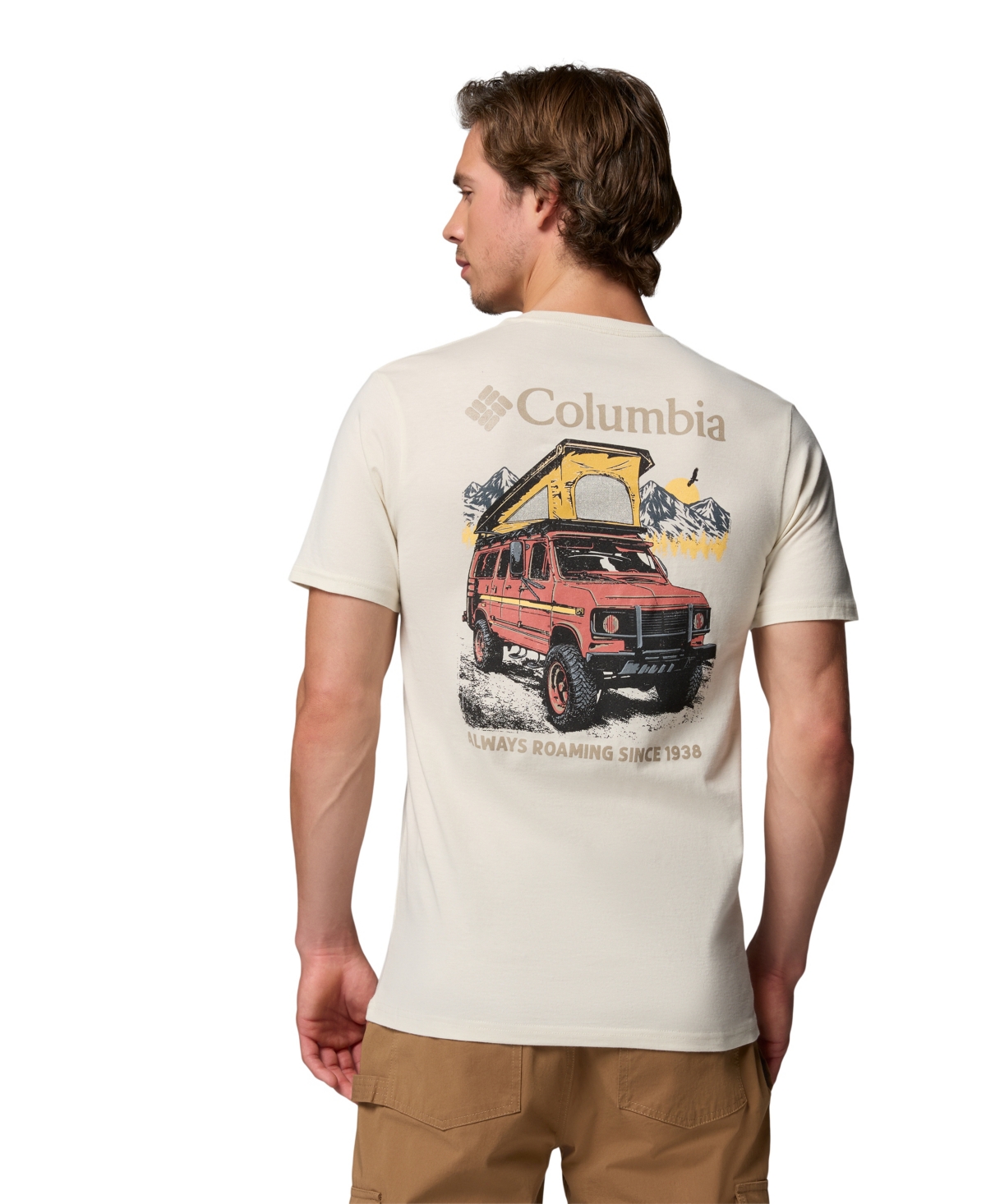 Click here for Columbia Mens Ted Graphic T-Shirt - Chalk prices