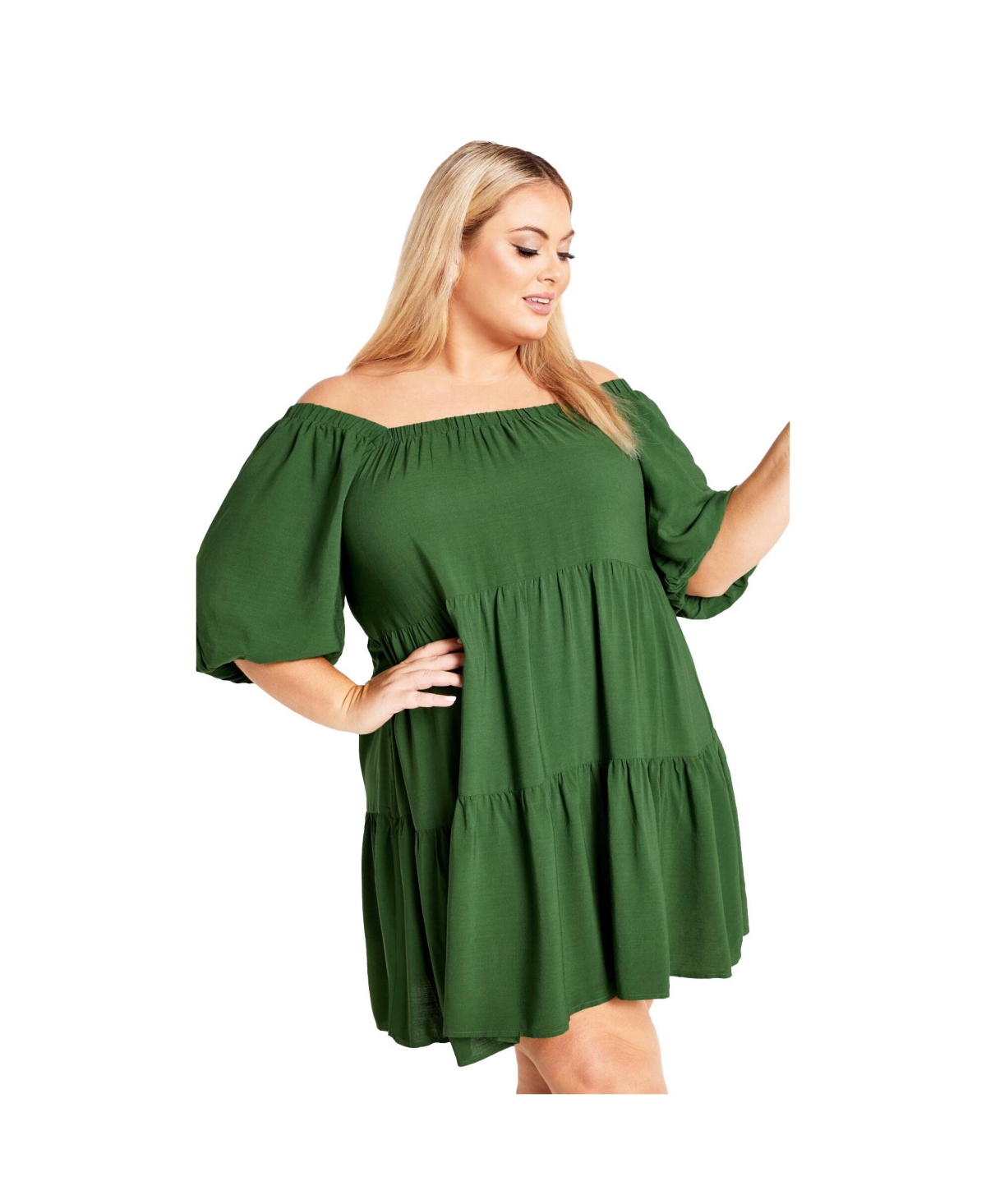 Click here for Avenue Womens Bonnie Dress - Green prices