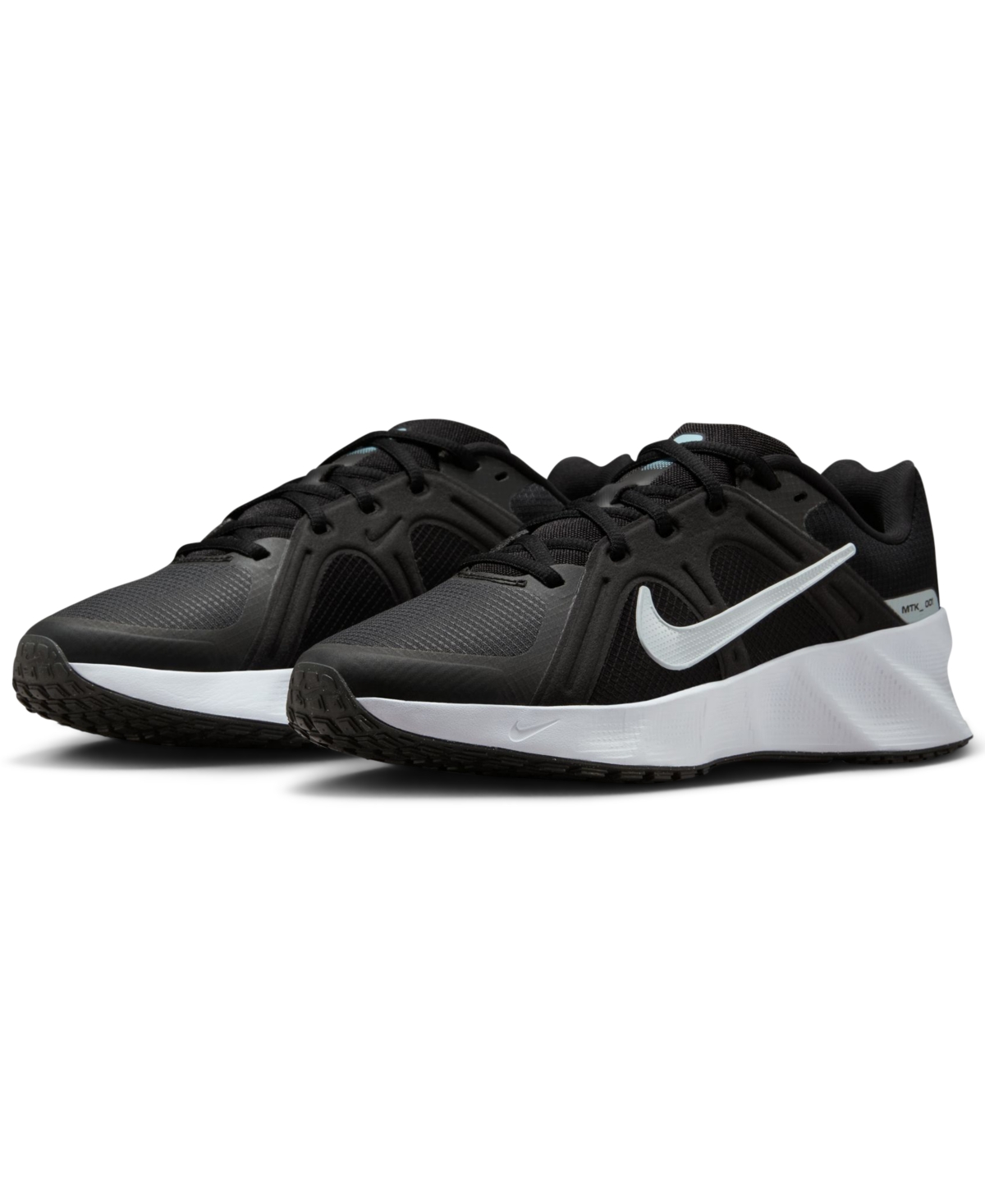 Nike Mens Metro Tek Running Sneakers from Finish Line - Black  White