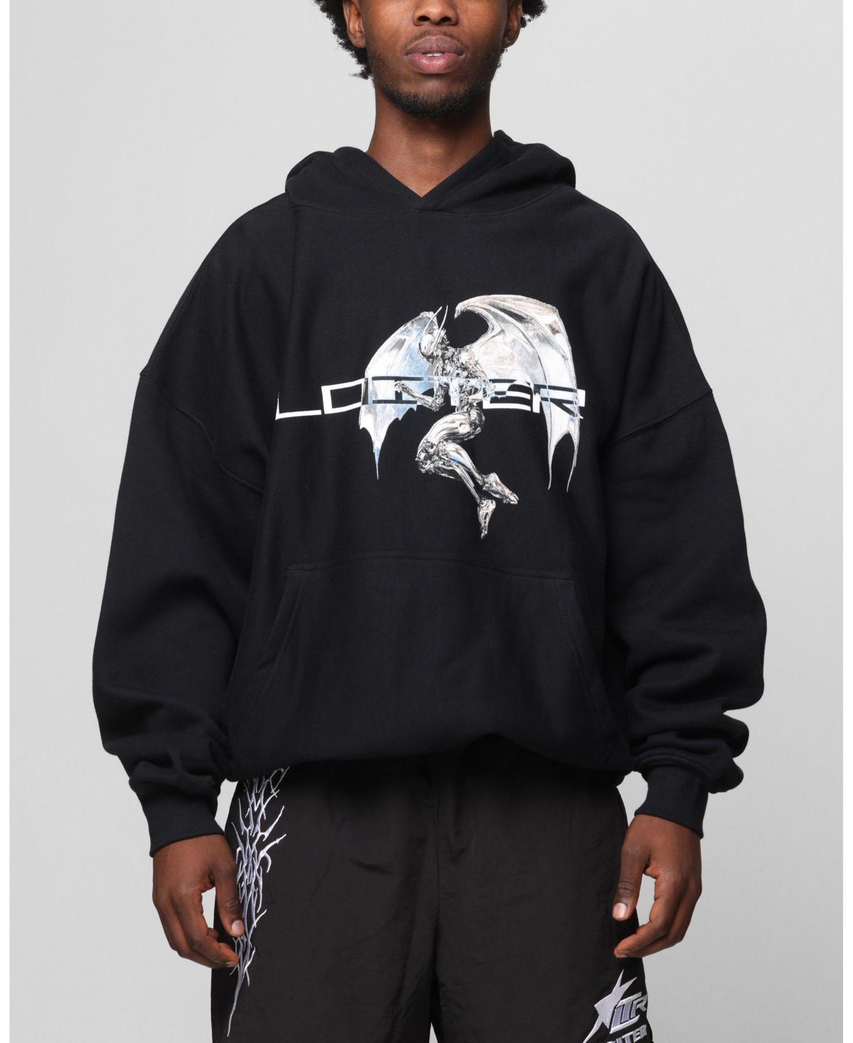 Click here for mnml Mens Chrome Deceiver Hoodie prices
