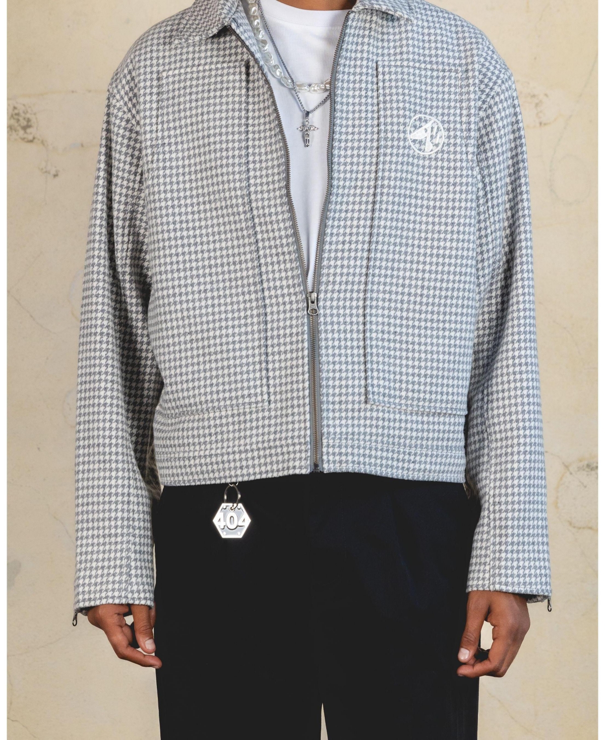 Click here for mnml Mens 404 Studio Cropped Jacket prices