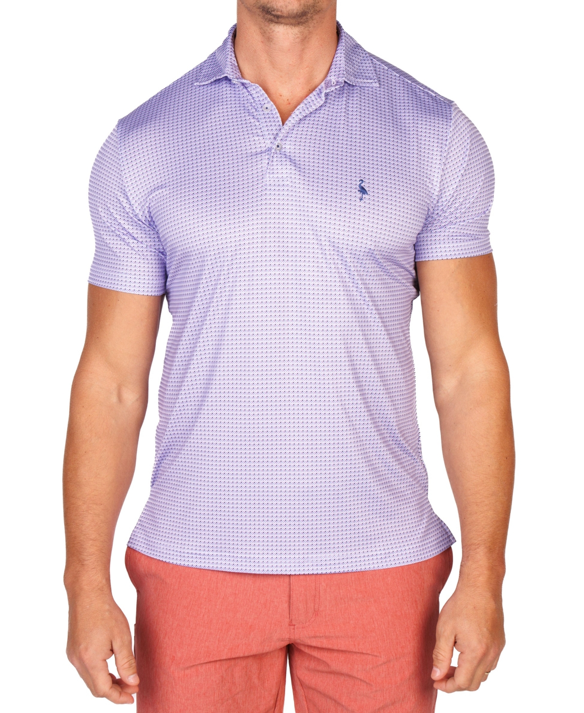 Click here for TailorByrd Mens Floral Compass Performance Polo -... prices