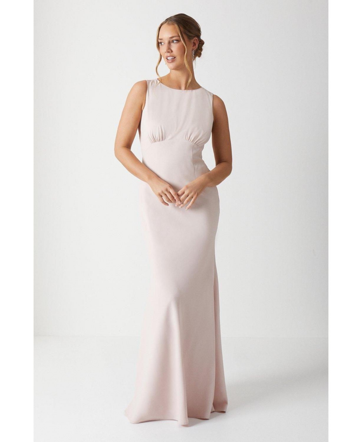 Click here for Coast Cowl Back Maxi Bridesmaid Dress - Blush prices