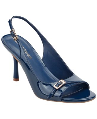 Marc Fisher Women's Paza Slingback Stiletto Peep Toe Pumps - Macy's