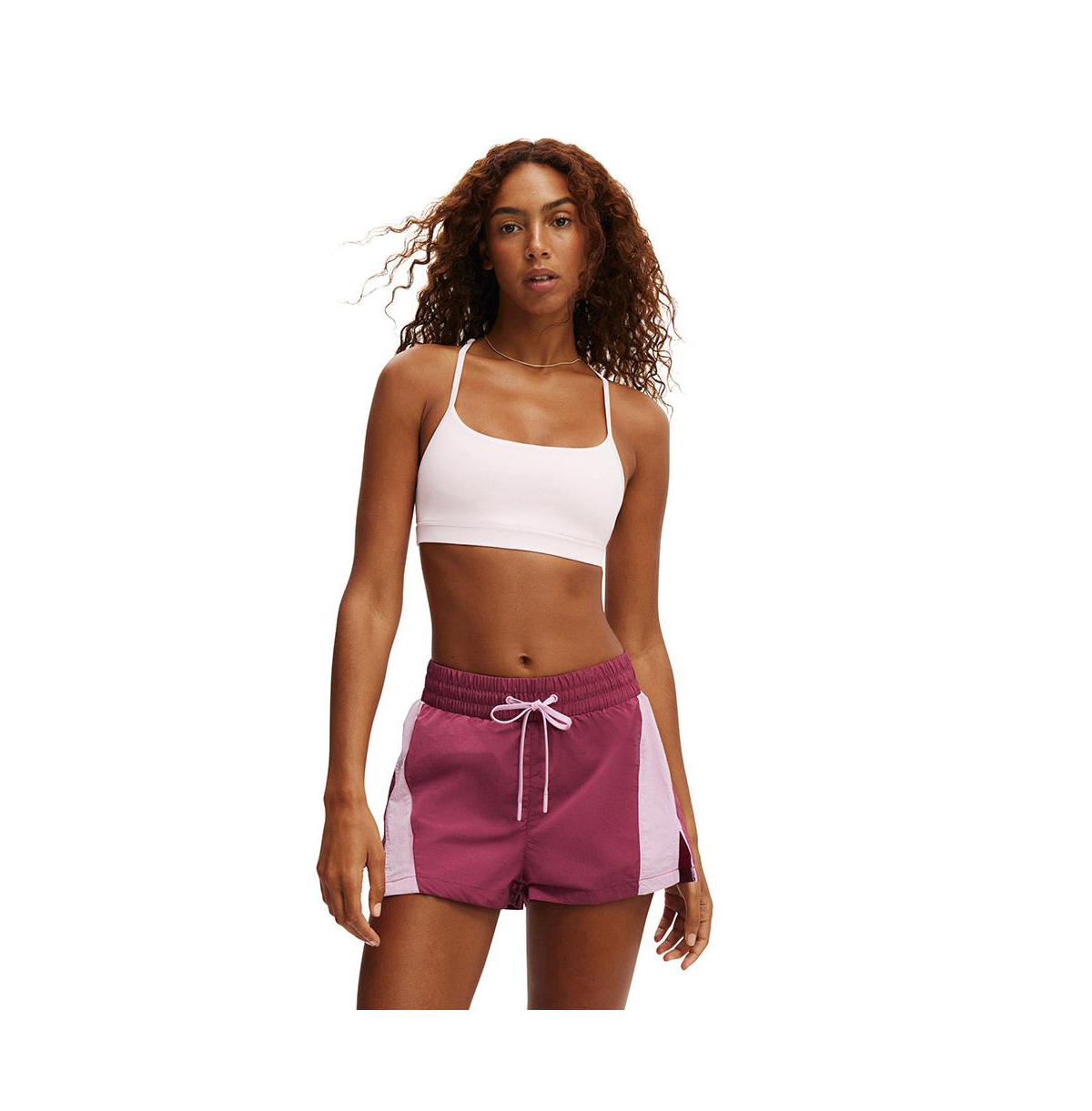Click here for Cotton On Womens Active 365 Keyhole Crop - Cherry... prices