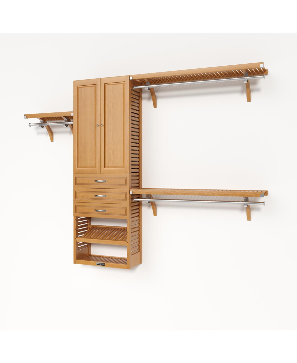 Click here for Solid Wood Reach-In Closet Organizer with 3 Drawer... prices