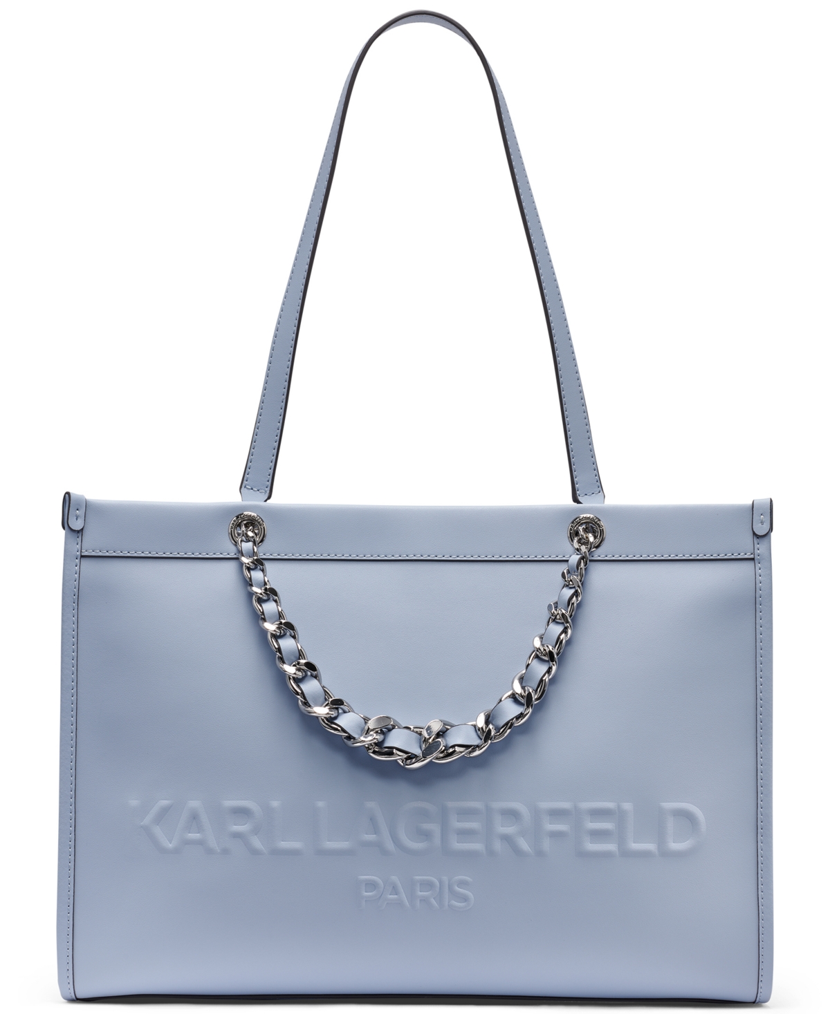 Click here for Karl Lagerfeld Paris Large Savoie Tote - Blue Aura prices