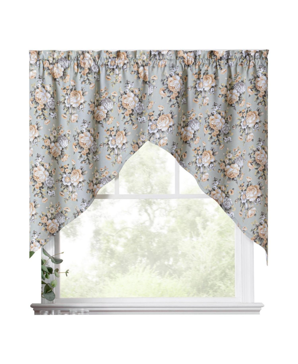 Click here for Ellis Curtain Ellis Bella Rose Stylish Medium Scal... prices
