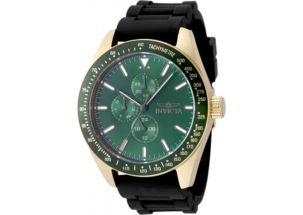 Click here for Invicta Mens 49077 Aviator Quartz VH67 Green Dial... prices