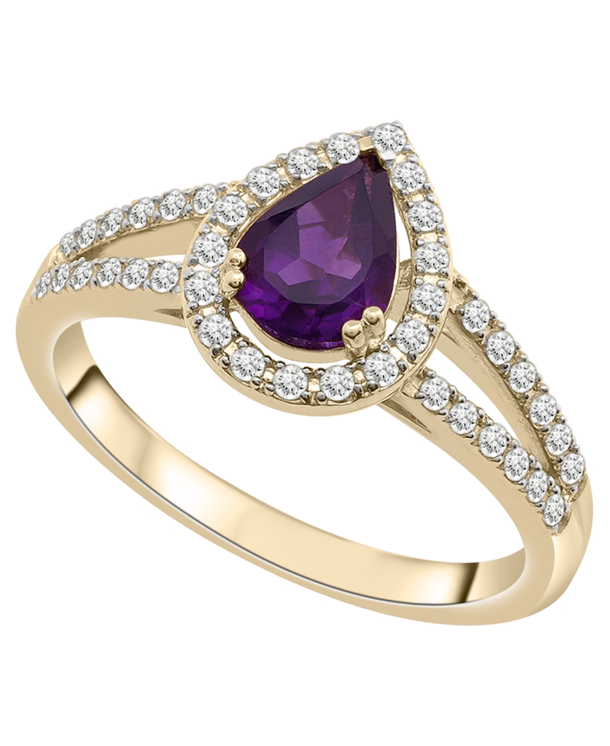 Click here for Macys Amethyst (5/8 ct. t.w.) & Diamond (1/4 ct. t... prices