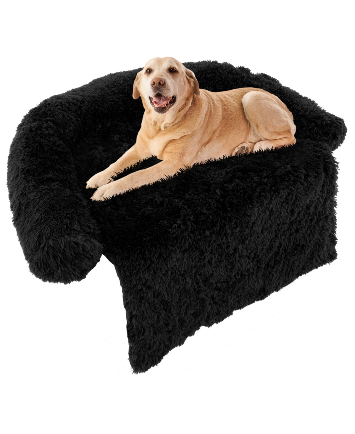 Click here for Sugift Plush Calming Dog Couch Bed with Anti-Slip... prices