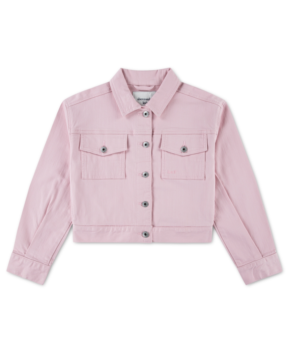 Click here for abercrombie kids Girls Spread Collar Cropped Jacke... prices