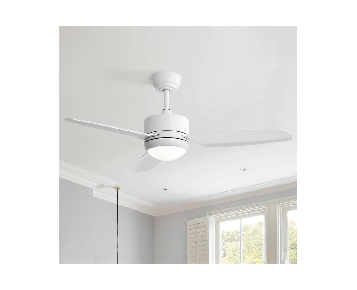 Click here for Sofucor 46-inch Modern White 3-blade Ceiling Fan w... prices