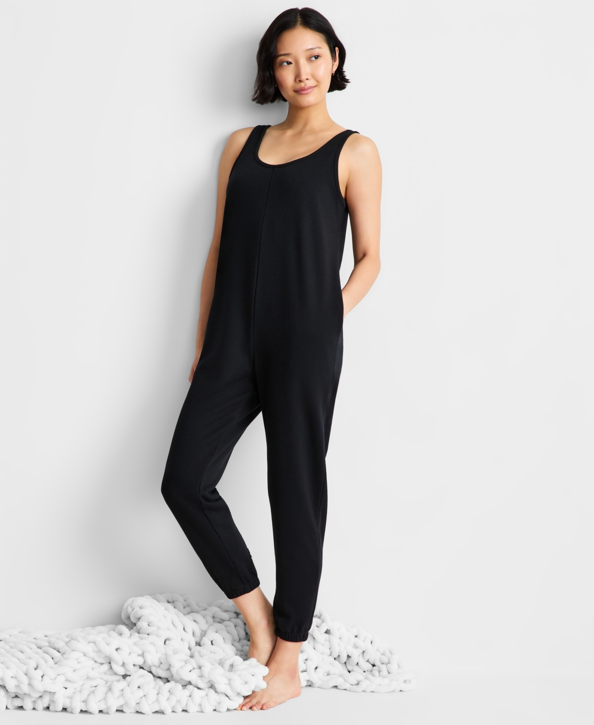 Click here for State of Day Womens French Terry Jumpsuit  Macys E... prices