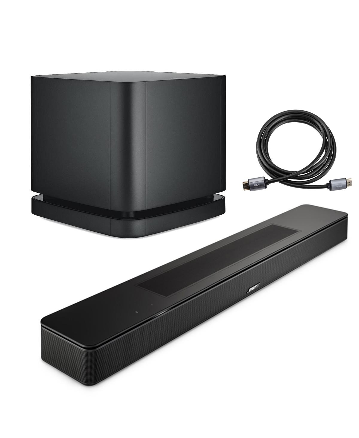 Click here for Bose Smart Soundbar  Black  Bundle with Bass Modul... prices