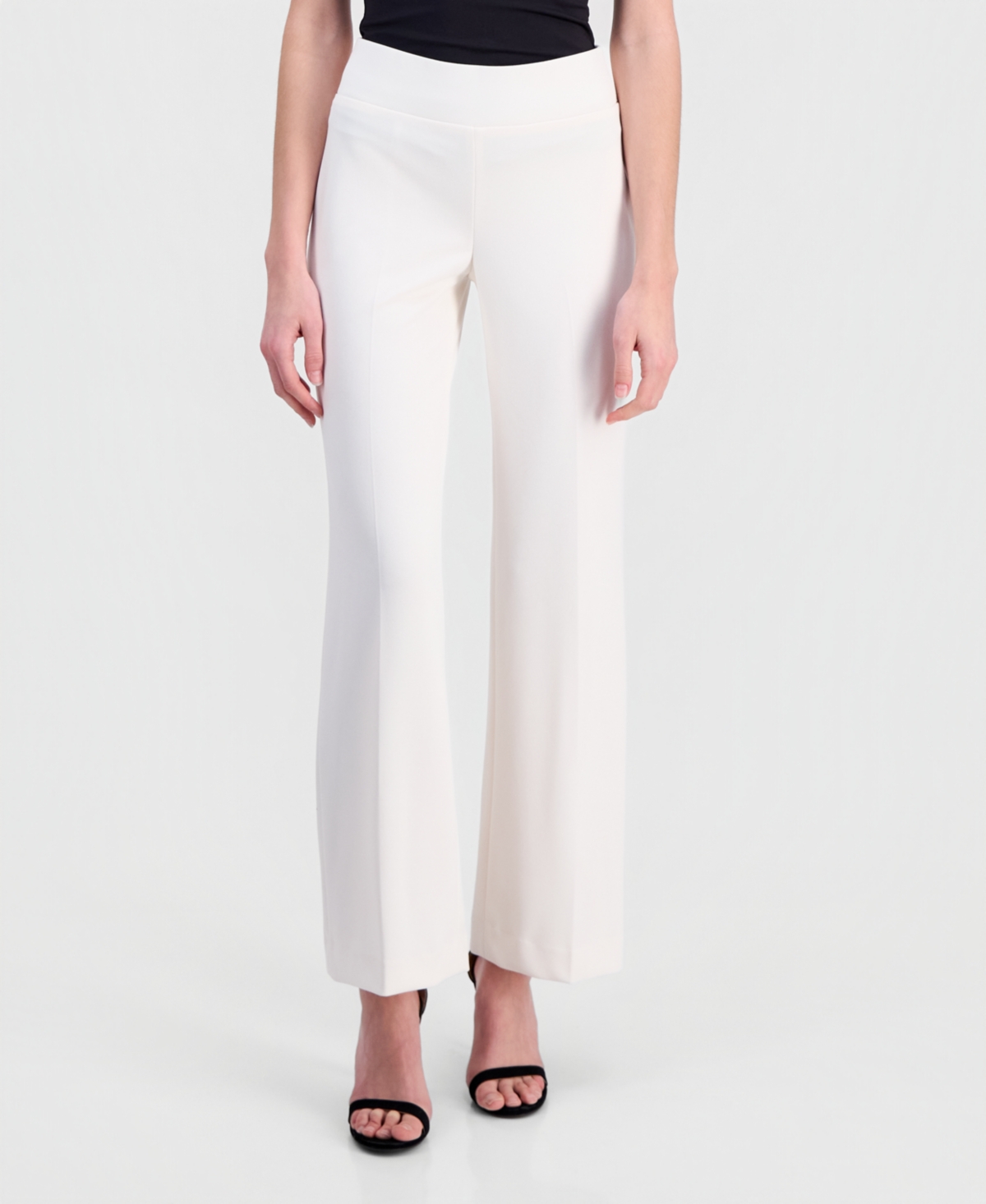 Click here for Anne Klein Womens Stretch Crepe High-Rise Wide-Leg... prices