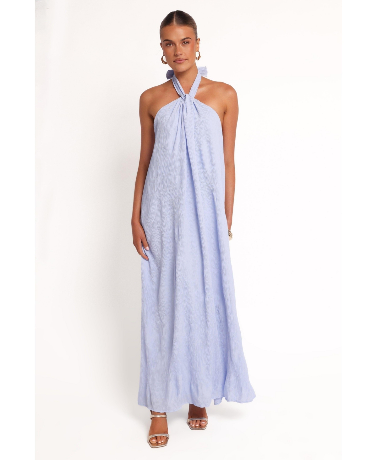 Click here for Petal and Pup Womens Theophania Maxi Dress - Blue prices