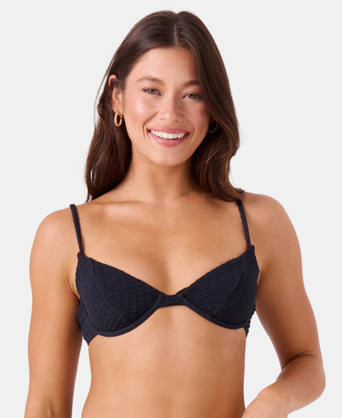 Click here for Roxy Womens Haleiwa Demi Underwire Bikini Top - An... prices