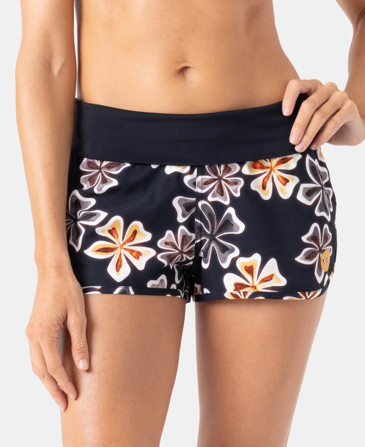 Click here for Roxy Womens Playa Hermosa Swim Boardshorts - Brown... prices