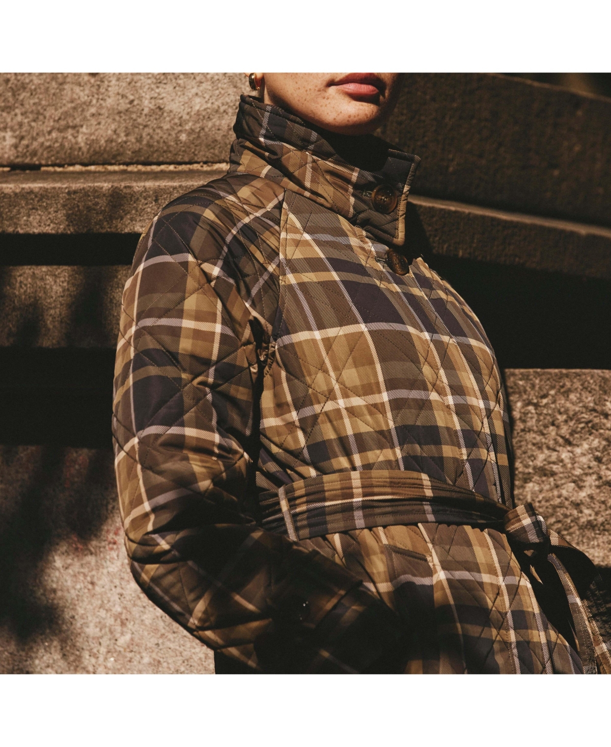 Click here for Universal Standard Womens Nehra Quilted Coat - Sco... prices