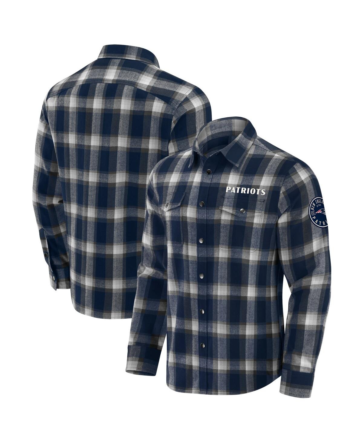 Click here for Fanatics Mens Navy New England Patriots Flannel Pl... prices