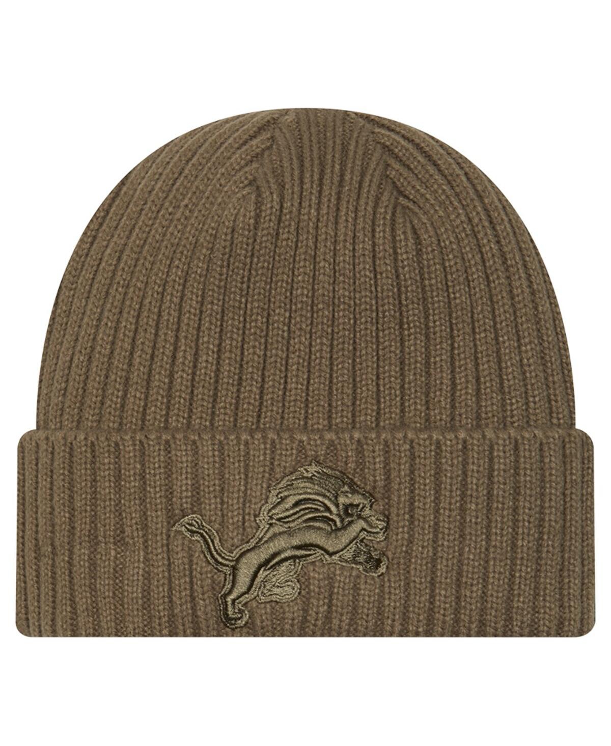 Click here for New Era Mens Olive Detroit Lions Color Pack Cuffed... prices