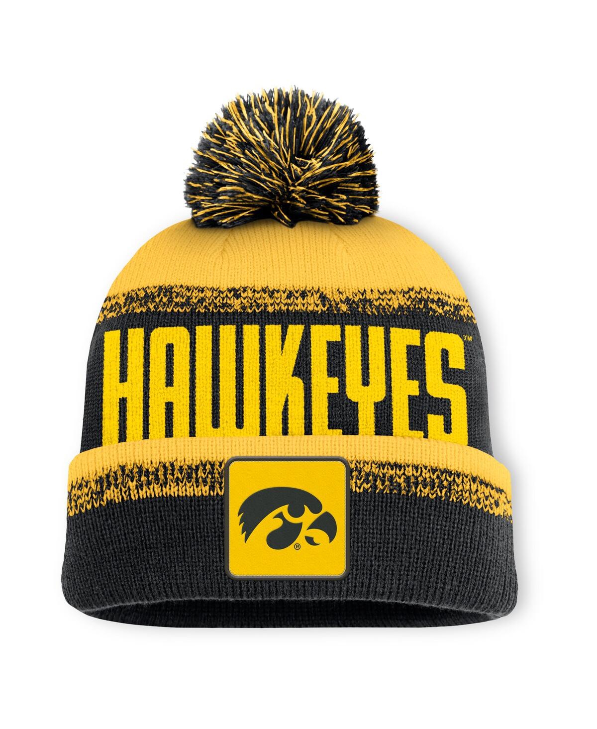 Click here for Fanatics Mens Black/Gold Iowa Hawkeyes Thrive Cuff... prices