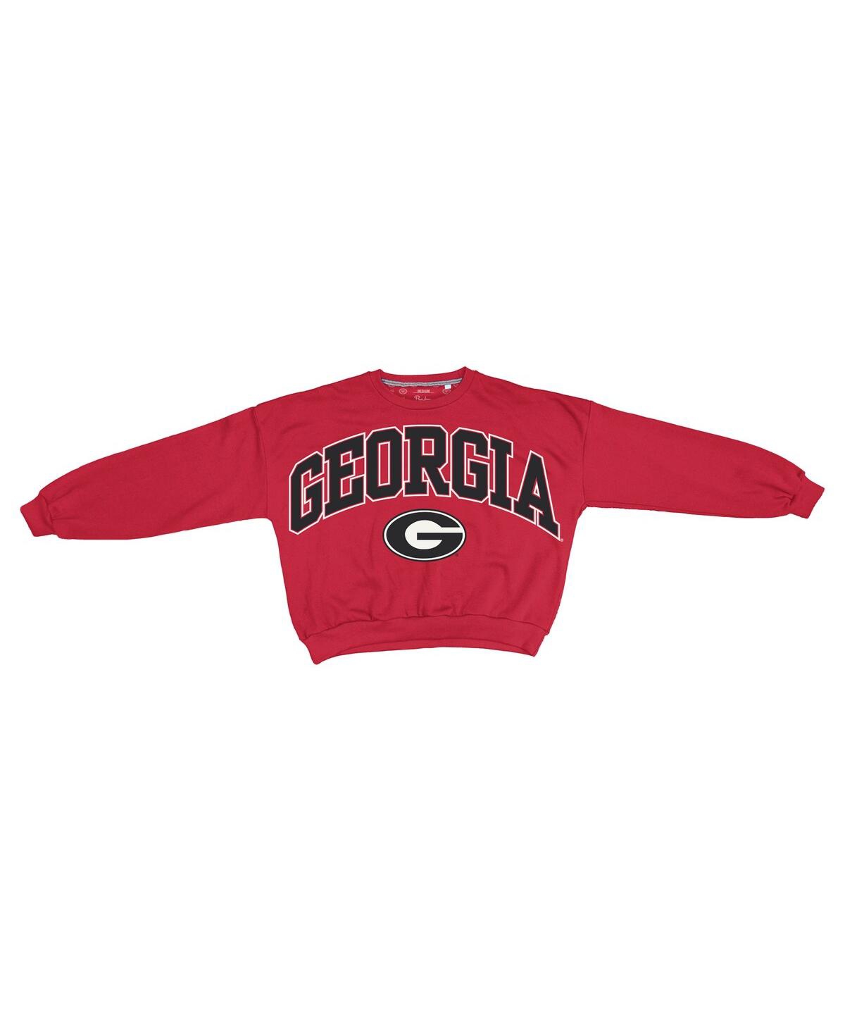 Click here for Pressbox Womens Red Georgia Bulldogs Oversized Jan... prices