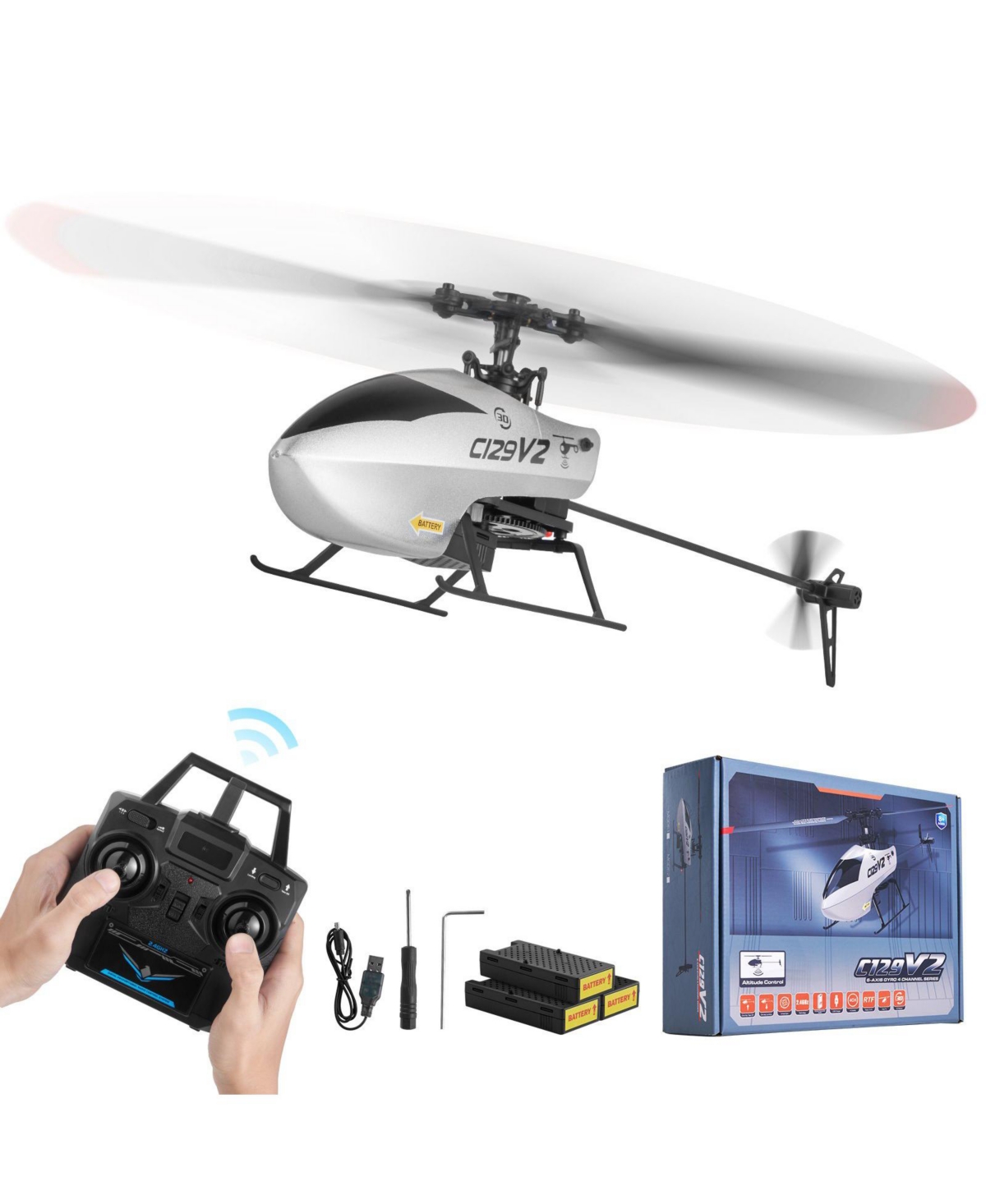 Click here for Mecale 2.4GHz Single-Propeller Rc Helicopter with... prices