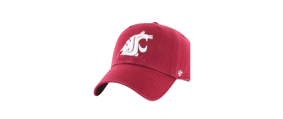 Click here for Mens Crimson Washington State Cougars Team Logo Wa... prices
