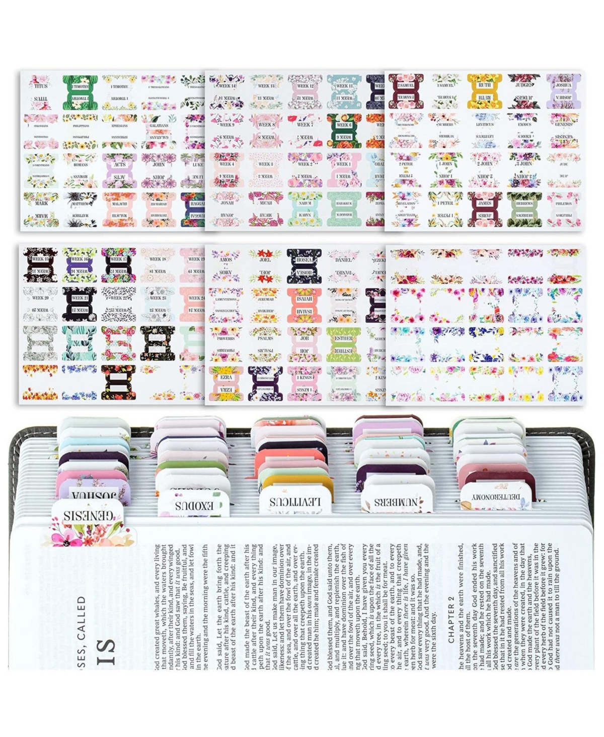 Click here for Mr. Pen Bible Tabs  120 Pcs  Floral Design  Lamina... prices