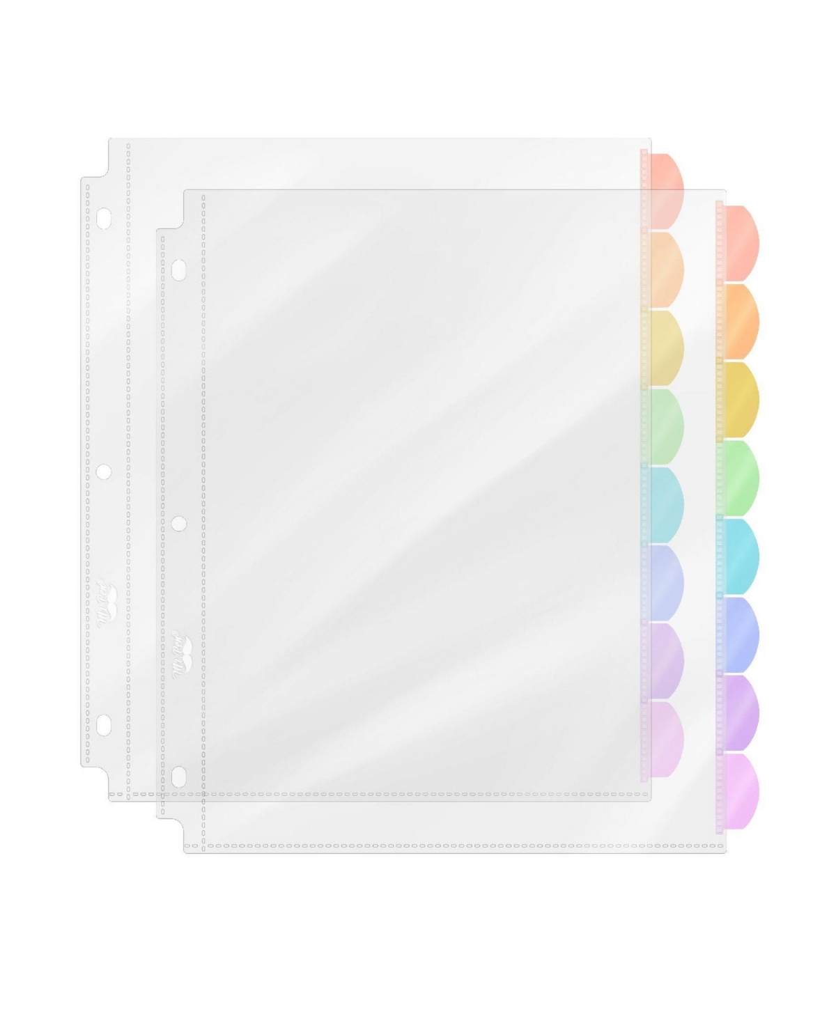 Click here for Mr. Pen Sheet Protectors - 2 Sets  8 Tabs  Clear P... prices