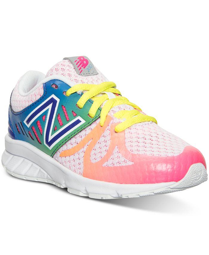New Balance Little Girls' 200 v1 Running Sneakers from Finish Line - Macy's