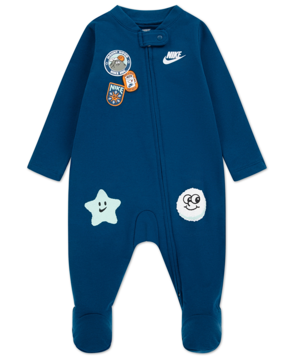 Click here for Nike Baby Boys Footed Coverall - Blue Force prices