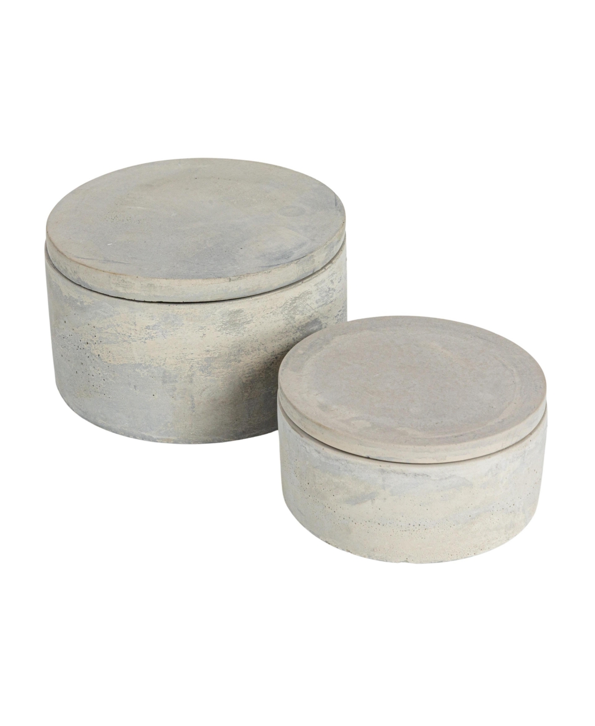 Click here for Storied Home Contemporary Cement Boxes with Lids... prices