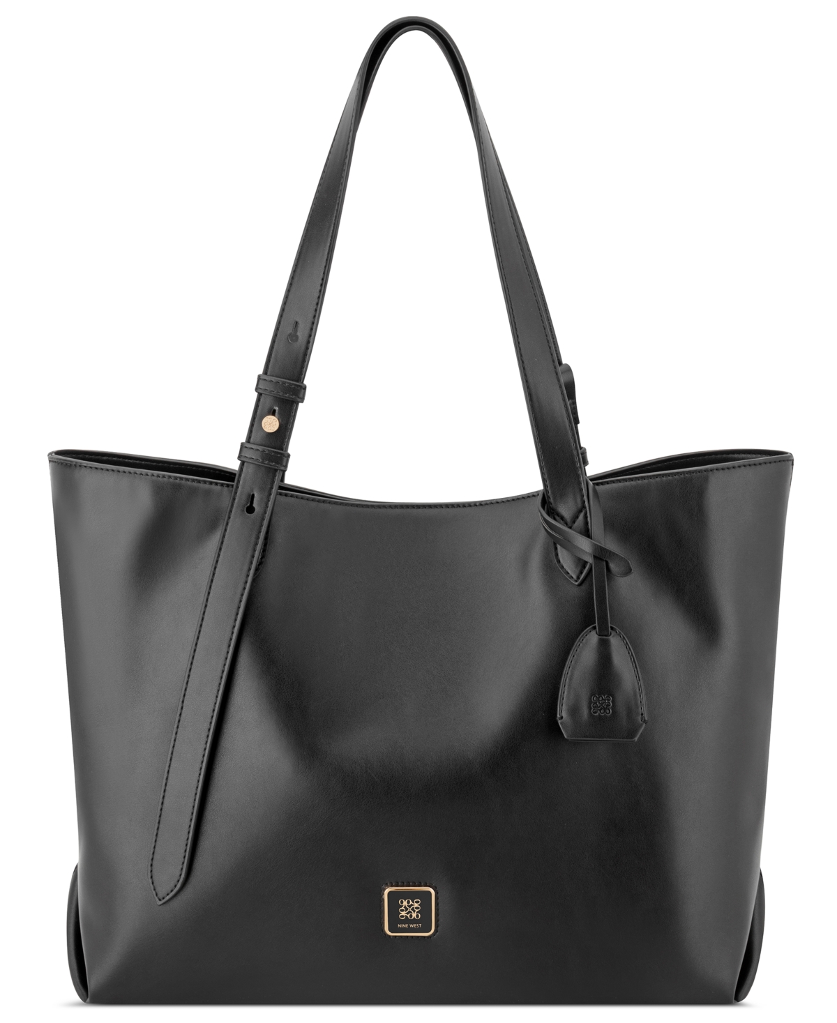 Click here for Nine West Lyra Multi Laptop Large Tote Bag - Black prices