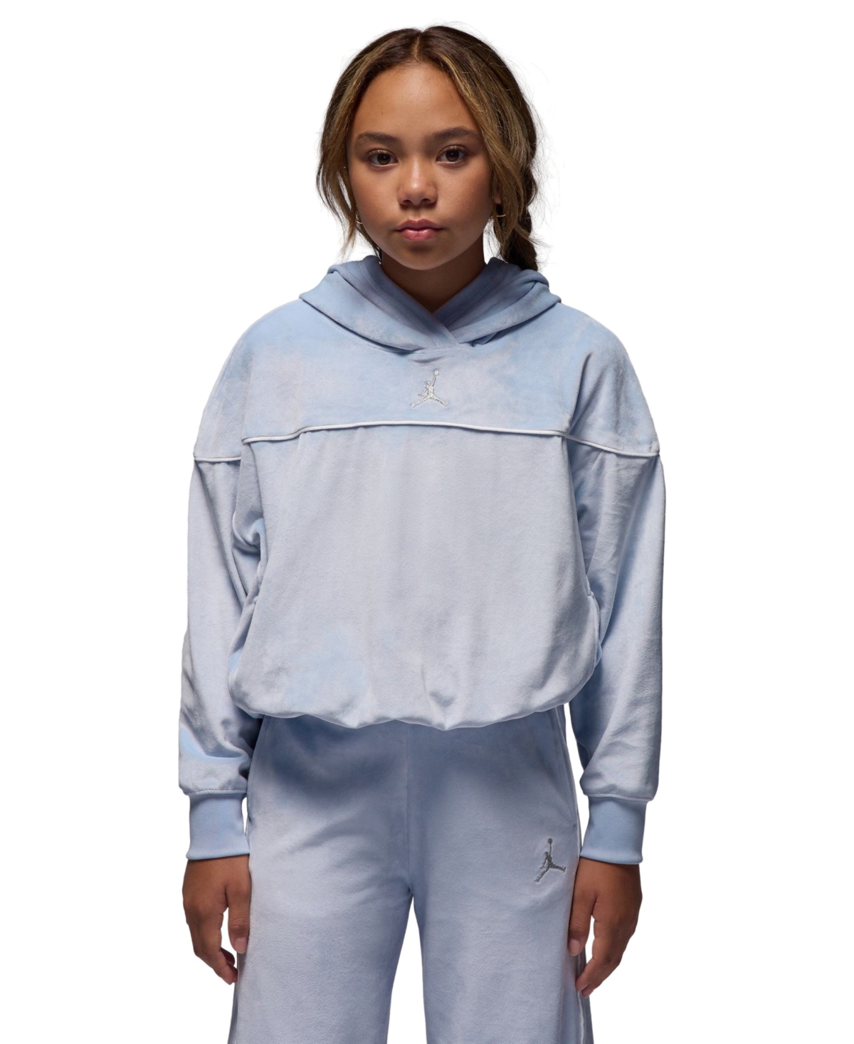 Click here for Jordan Girls 7-16 Mountainside Long Sleeves Pull-O... prices