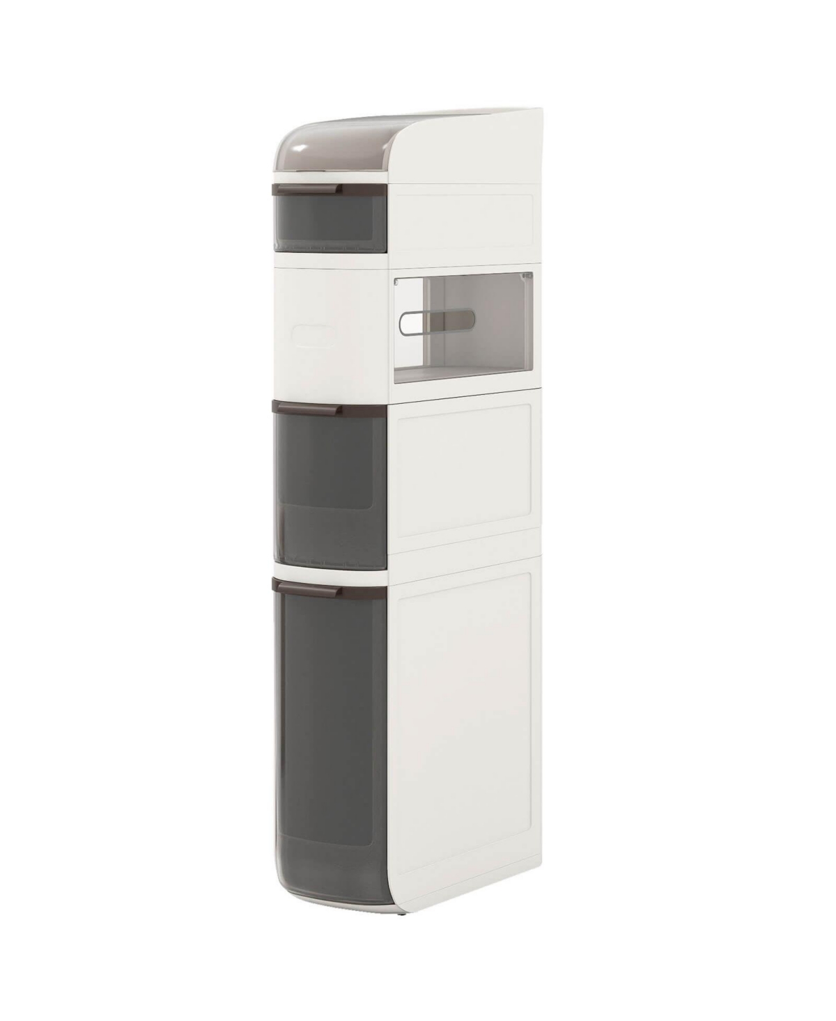 Click here for Costway 5-Tier Narrow Bathroom Storage Cabinet wit... prices