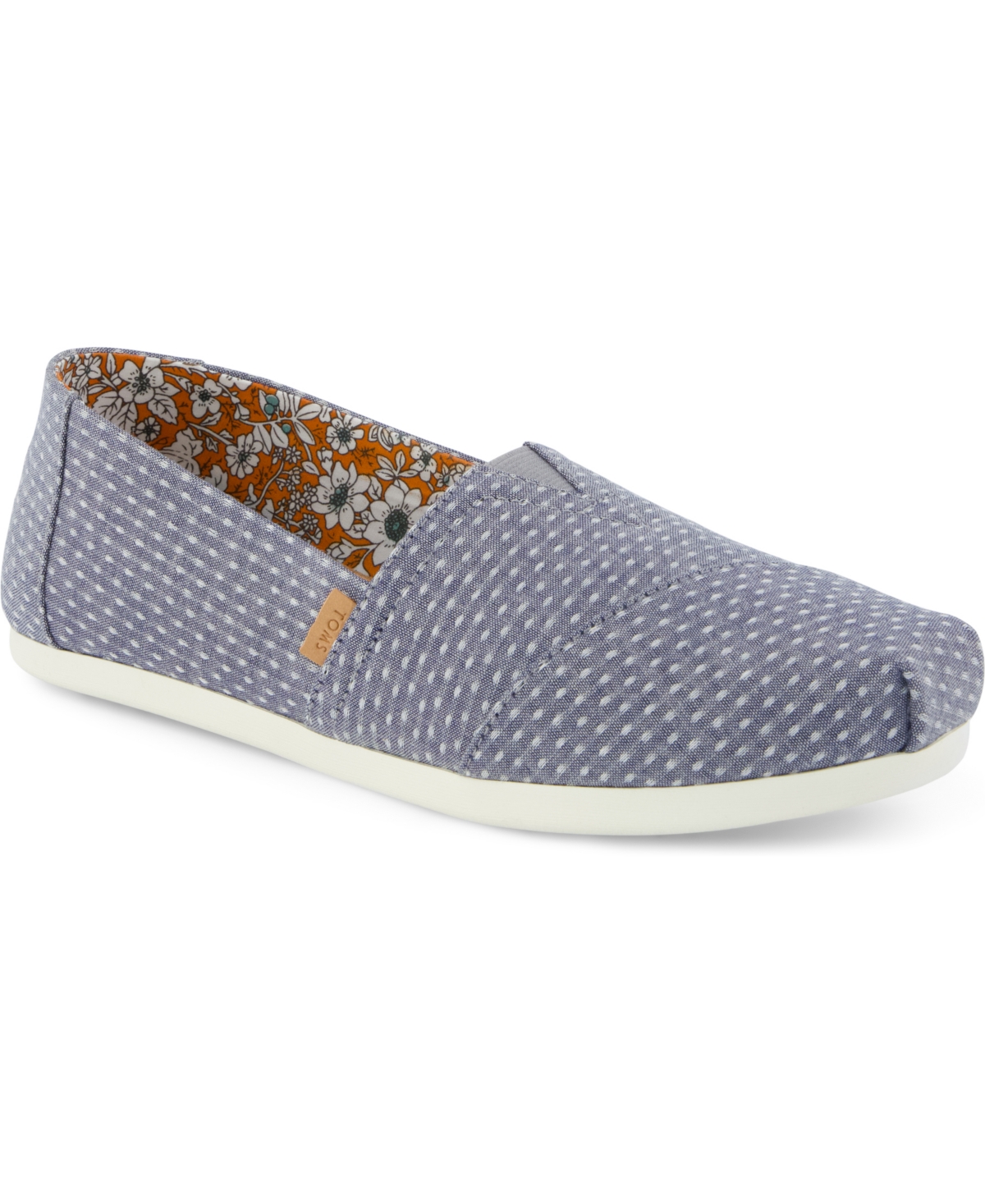 Click here for Toms Womens Alpargata Heritage Canvas Flats - Niag... prices