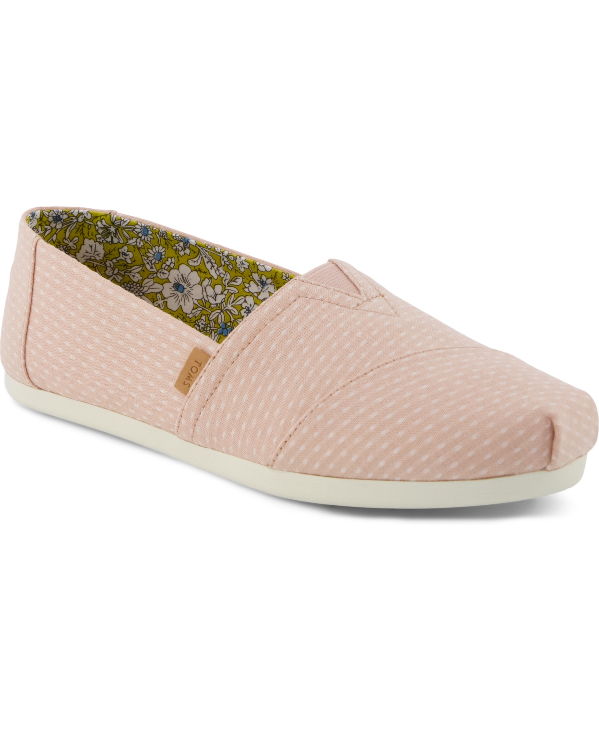 Click here for Toms Womens Alpargata Heritage Canvas Flats - Bloo... prices