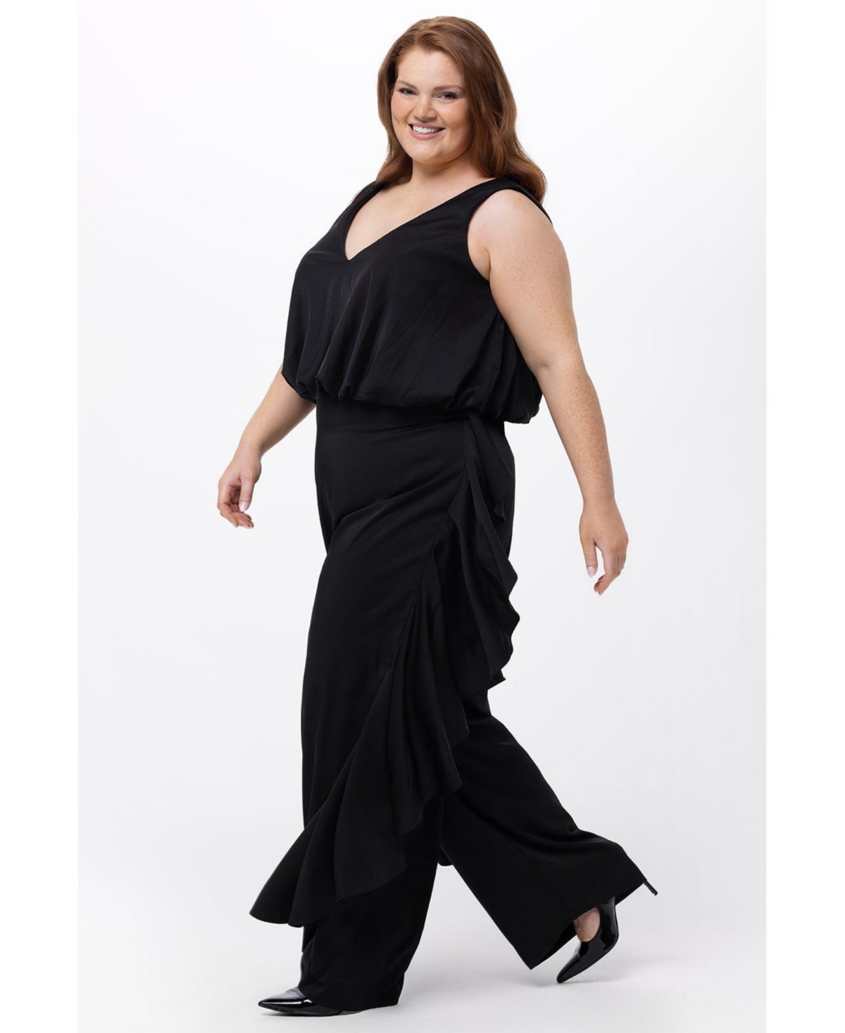 Click here for Celebrations by Sydneys Closet Womens V-Neck Stret... prices