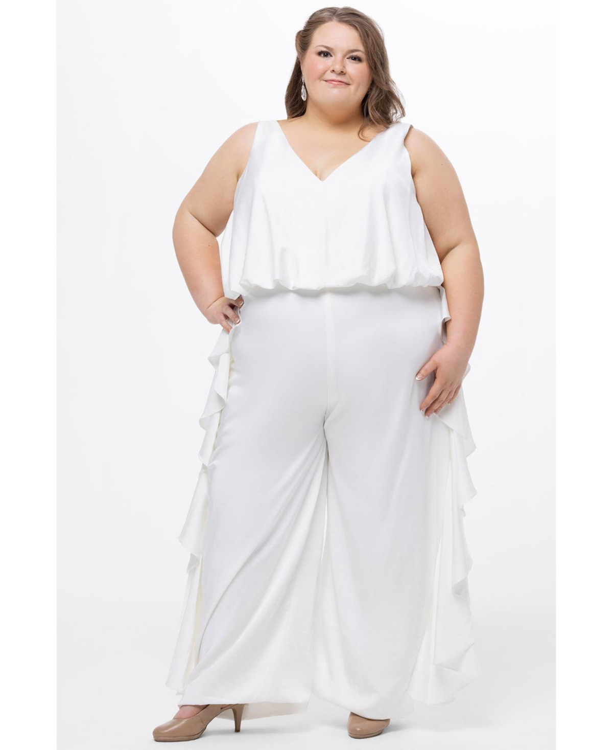 Click here for Celebrations by Sydneys Closet Womens V-Neck Stret... prices