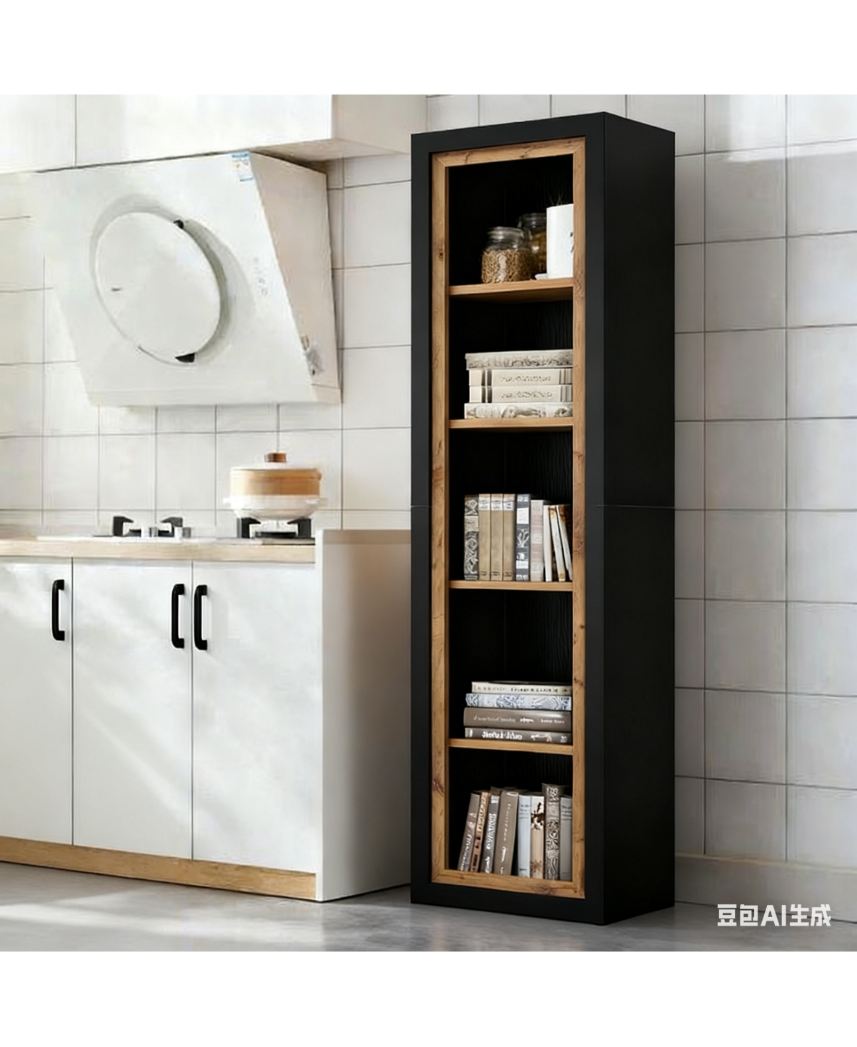 Click here for Tribesigns Narrow Kitchen Pantry with Open Cubes... prices