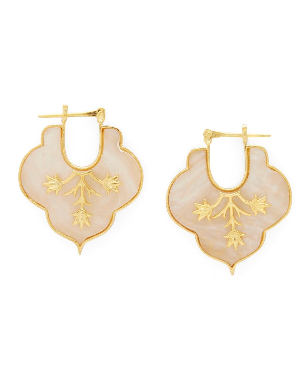 Click here for Dhwani Bansal Mosaic Earrings - 22k gold plated prices