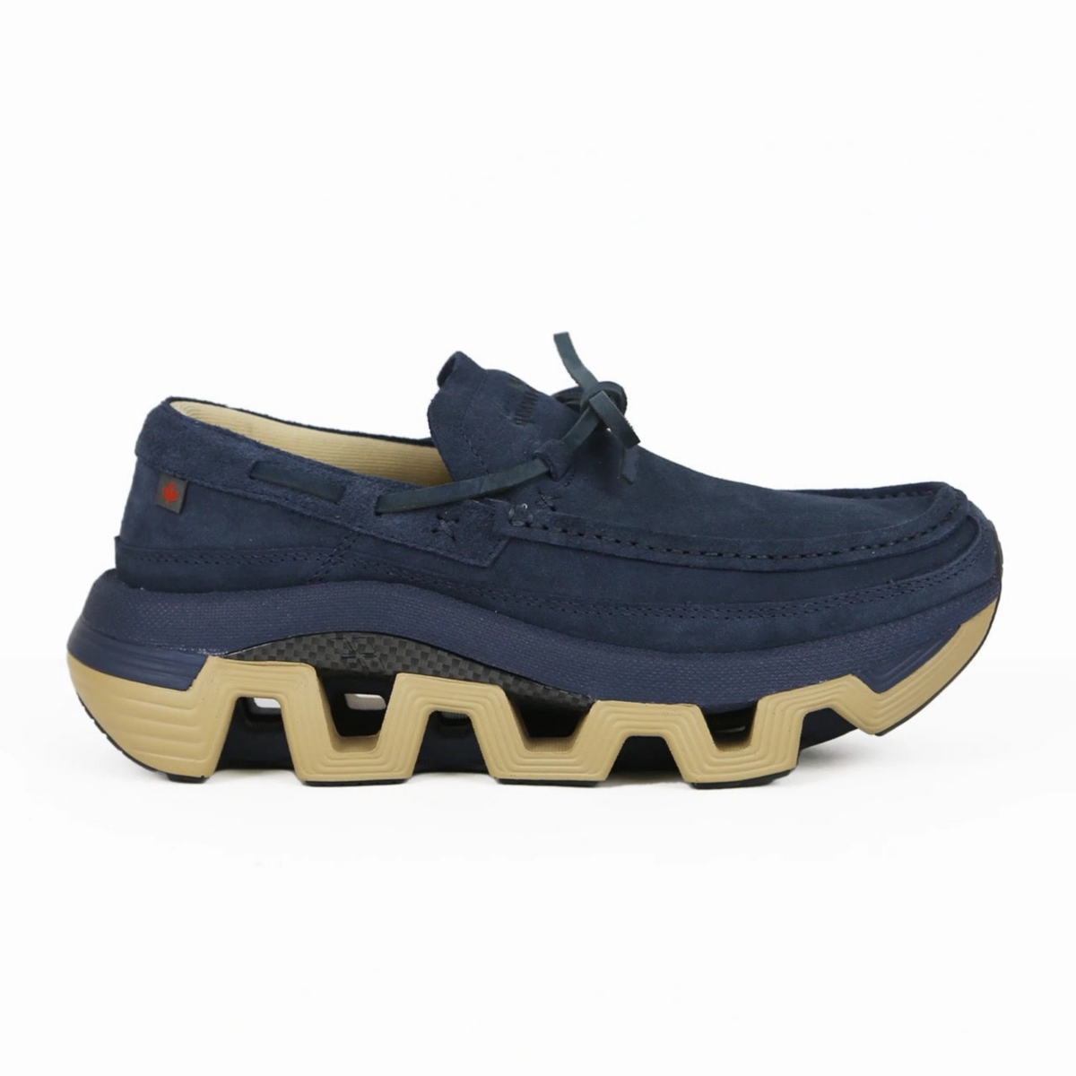 Click here for Pinnip Mens Genuine Suede Winter Loafers - Navy prices