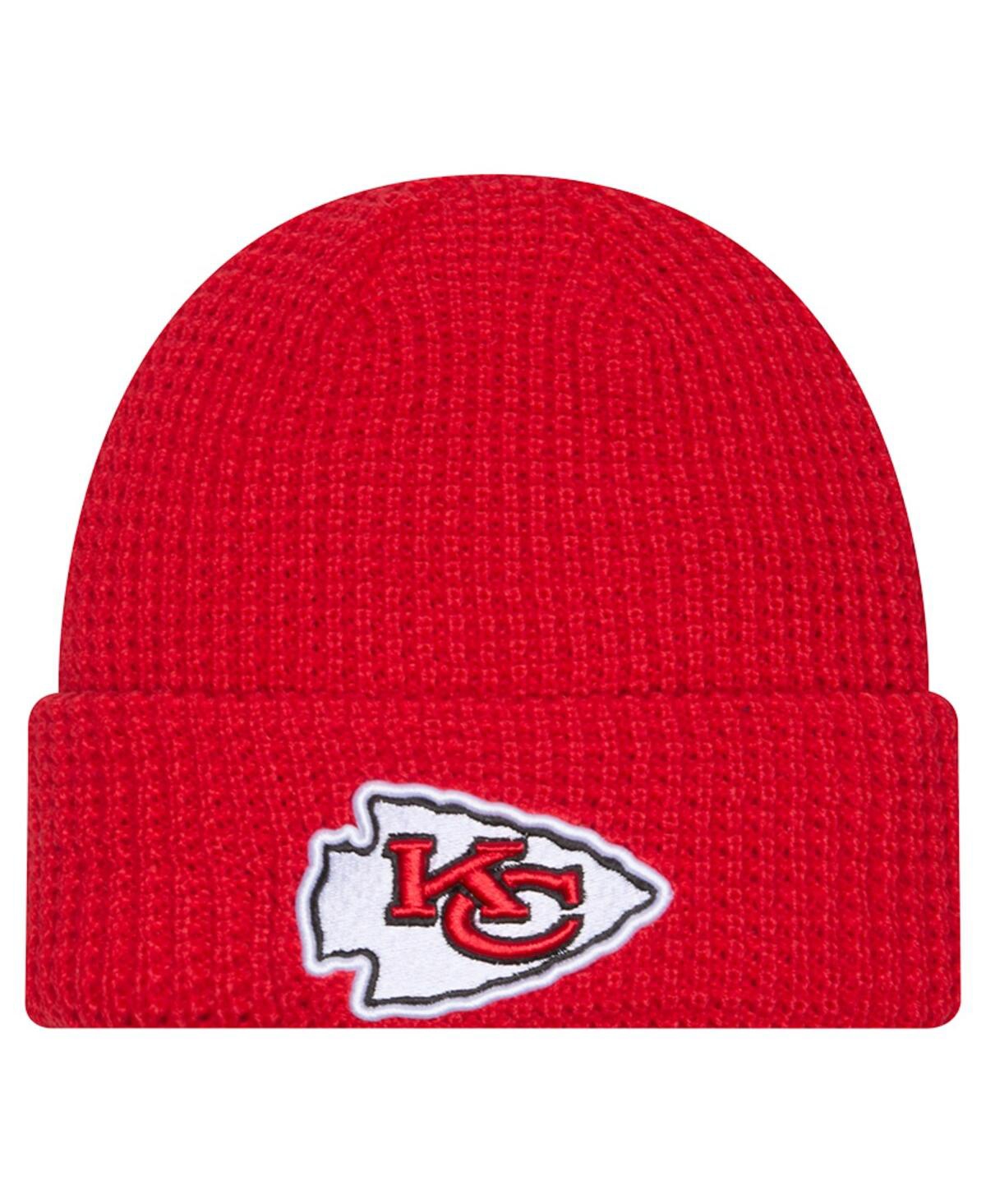 Click here for Mens Red Kansas City Chiefs Waffle Cuffed Knit Hat... prices
