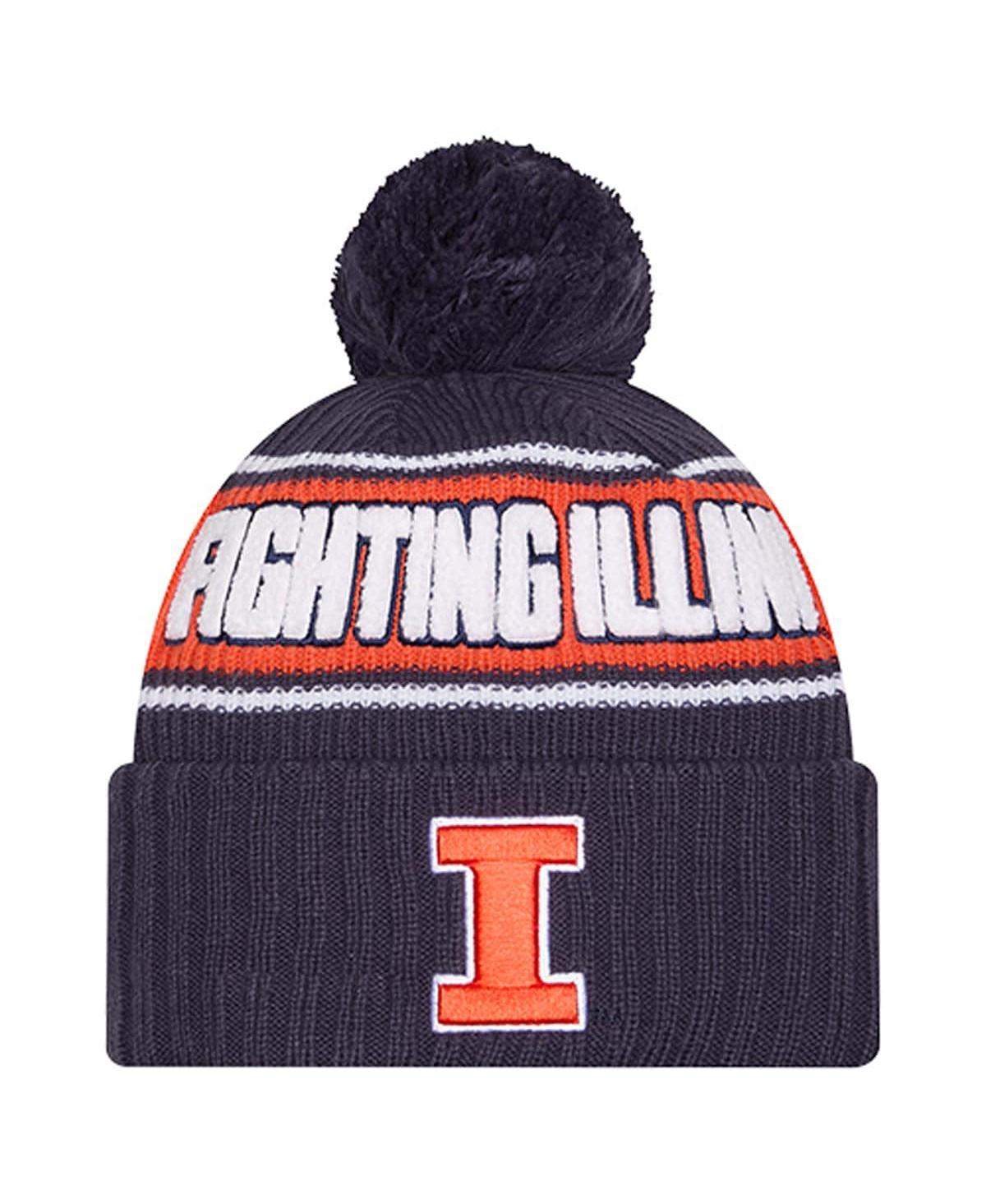 Click here for Mens Navy Illinois Fighting Illini Bold Cuffed Kni... prices