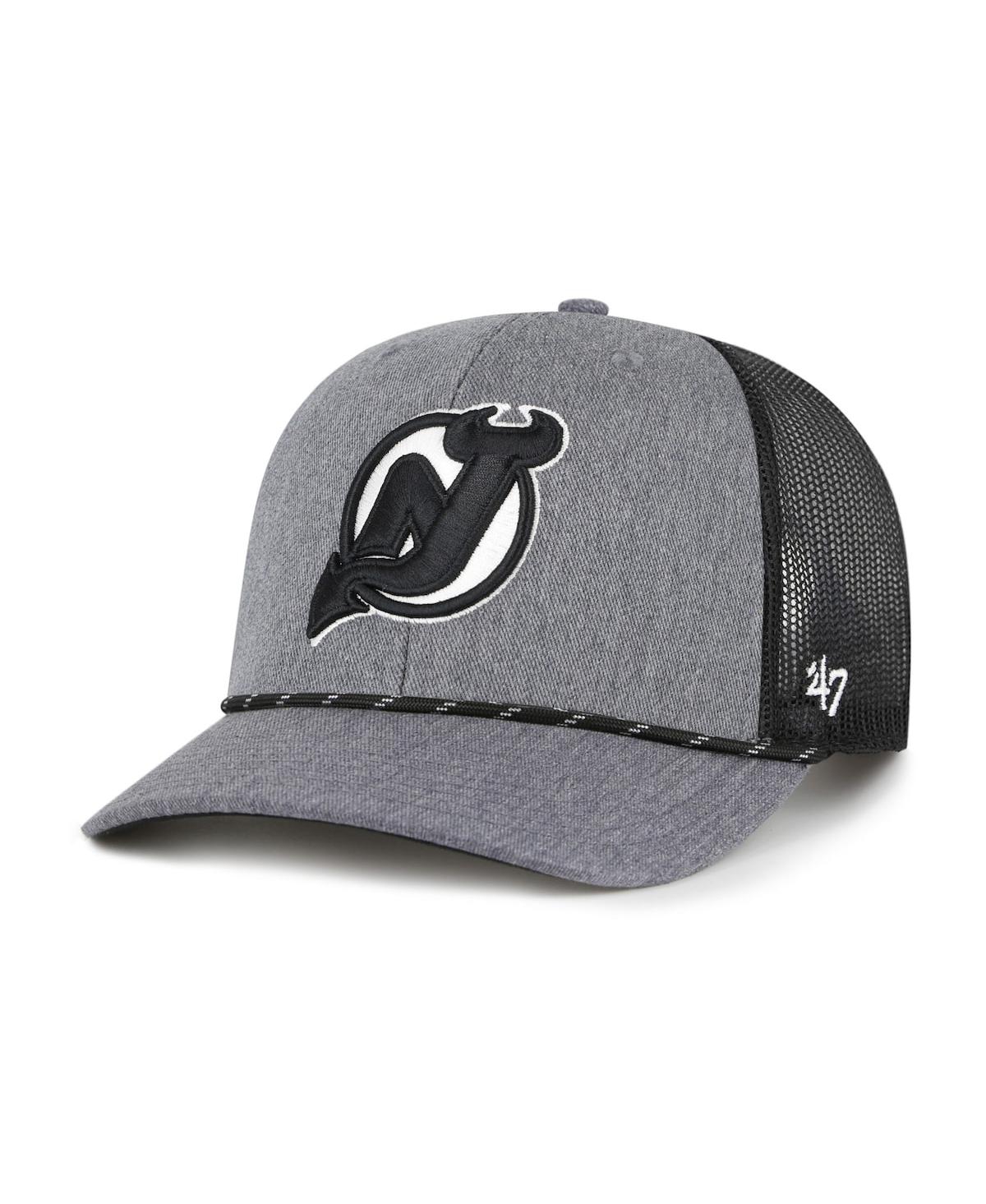 Click here for Mens Gray New Jersey Devils Carbon Rope Trucker Ad... prices
