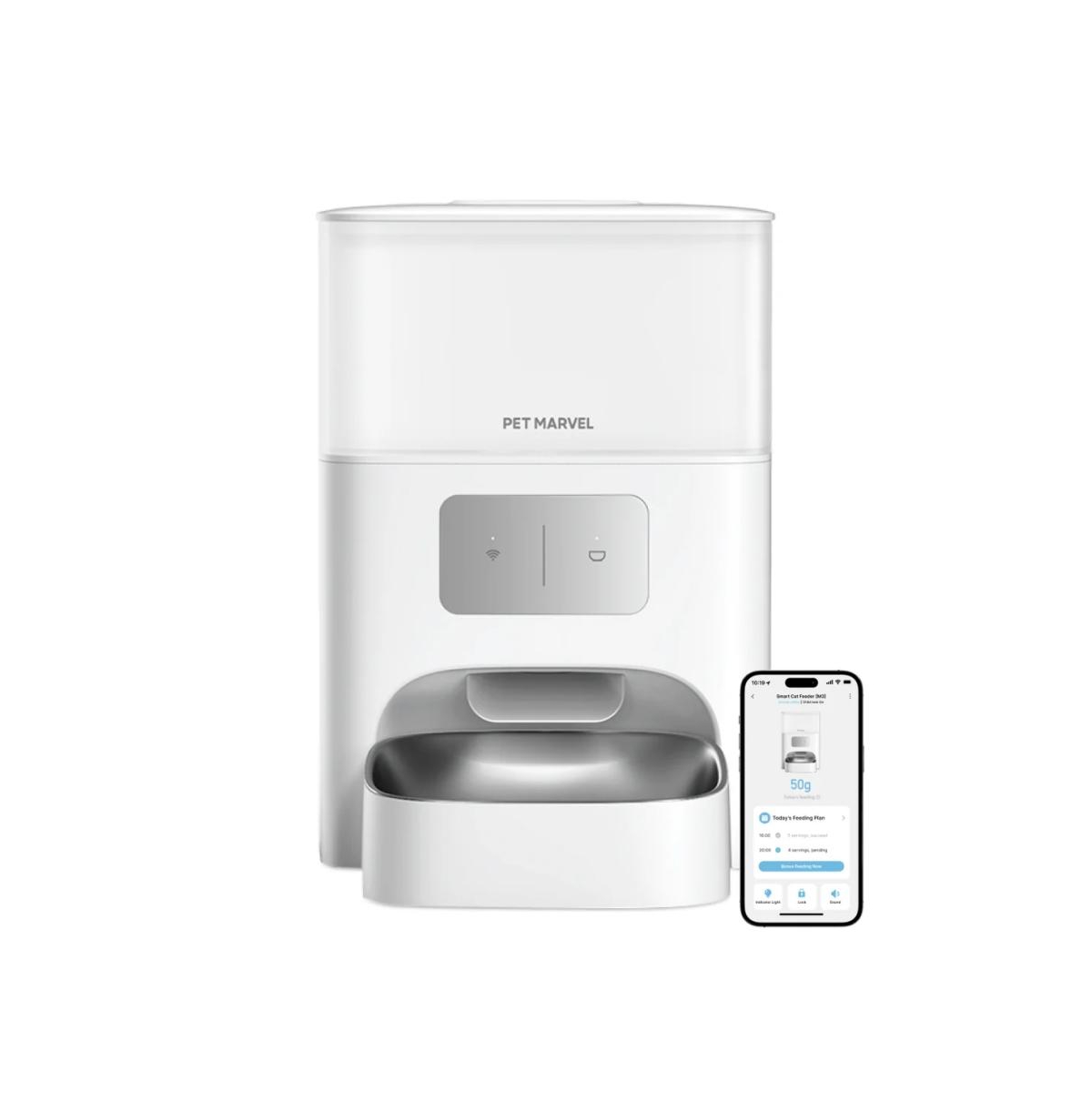 Click here for PetMarvel Smart Pet Feeder M3 - White prices